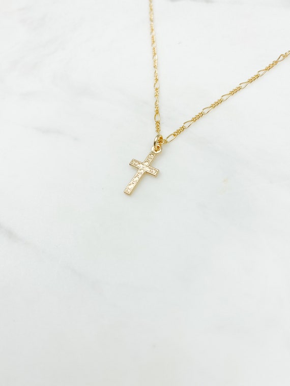 Gold filled cross pendant store
