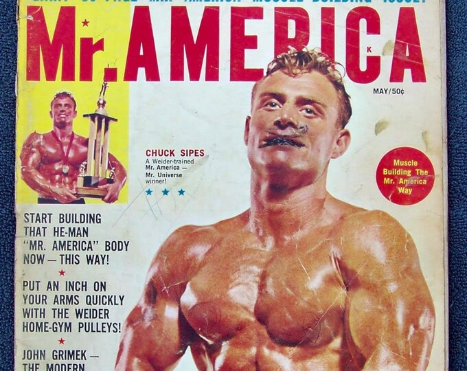 Vintage Mr. America Bodybuilding Magazine May 1962 - Etsy