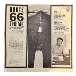 Vintage '62 Vinyl Record Nelson Riddle & His Orchestra route 66 Theme ...
