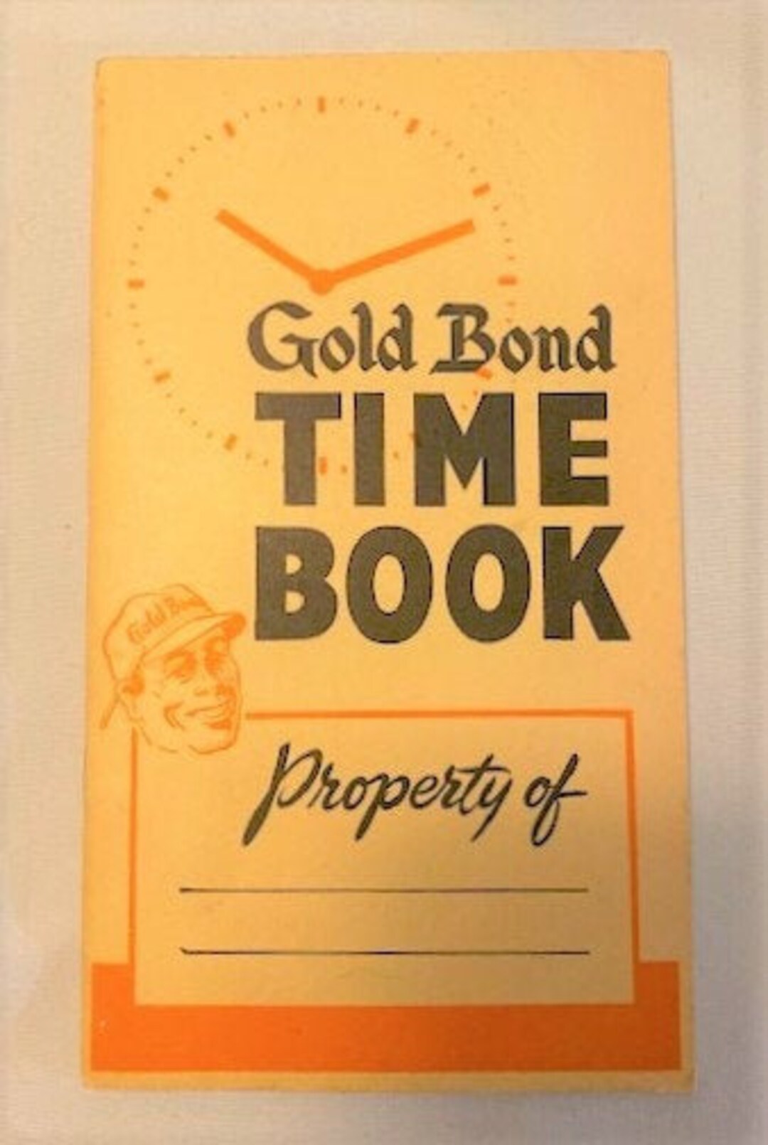 Vintage '48 Gold Bond Time Book Unused - Etsy