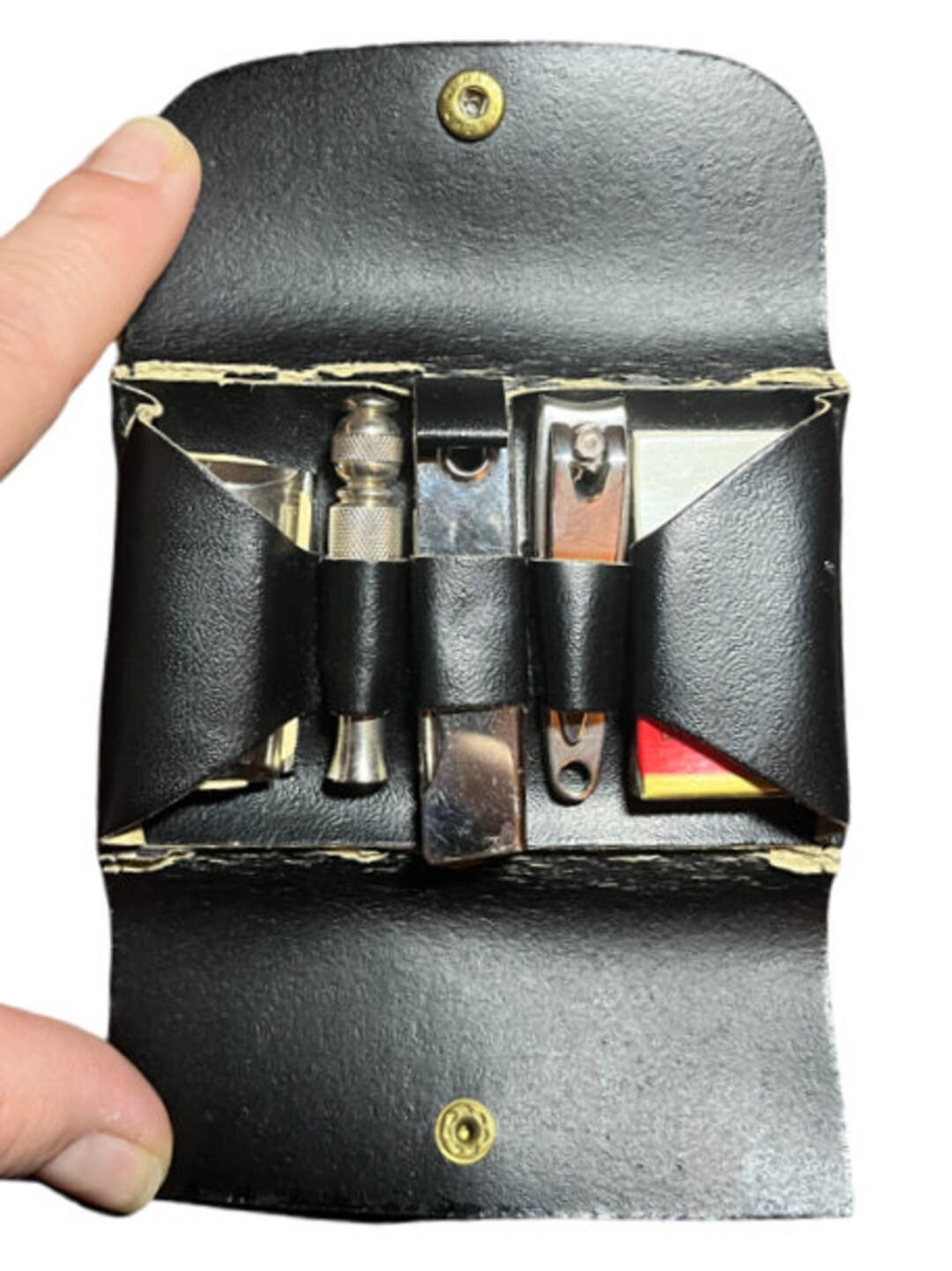 Vintage '50s Gillette Men's Travel Kit in Case Including Travel Razor ...