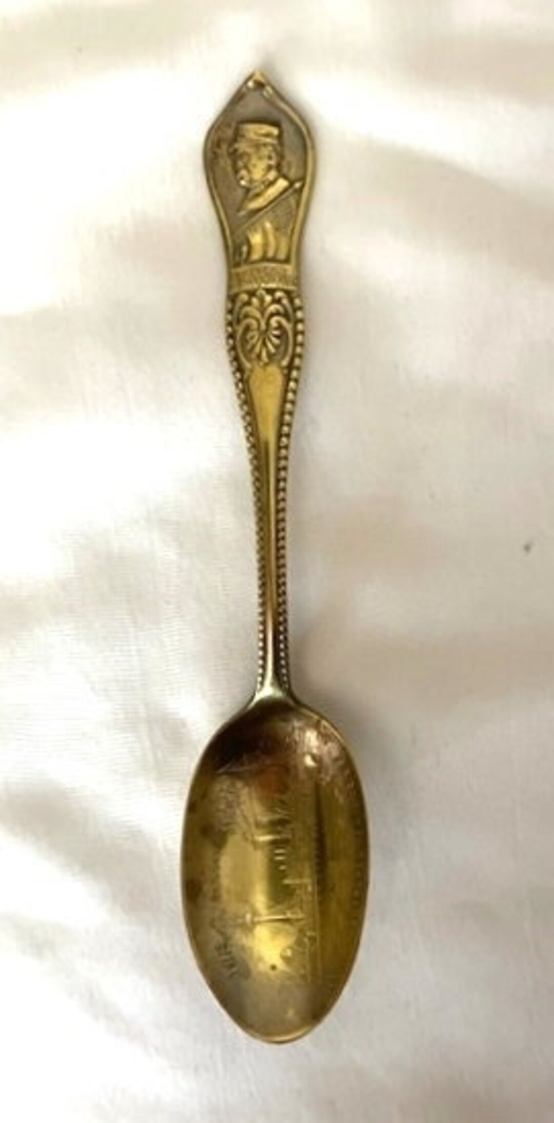 Vintage Collectible Spoon Depicting the Sinking of the U.S. - Etsy