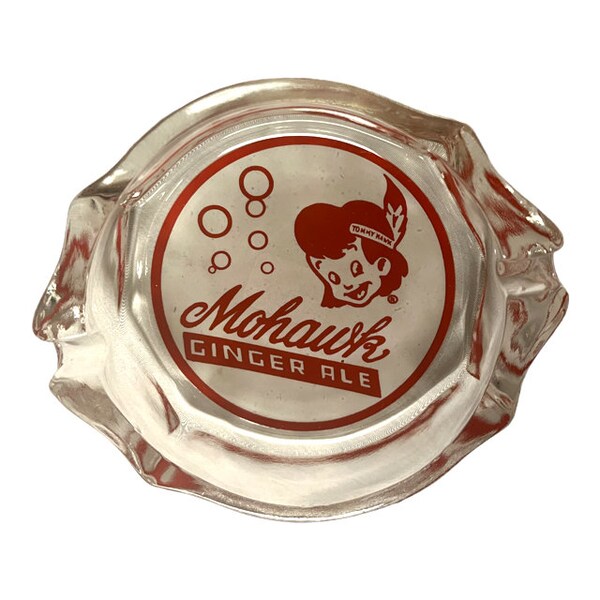 Red Glass Ashtray - Etsy