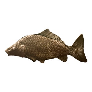 Vintage '70s Silver Metal Fish Letter Holder - Etsy
