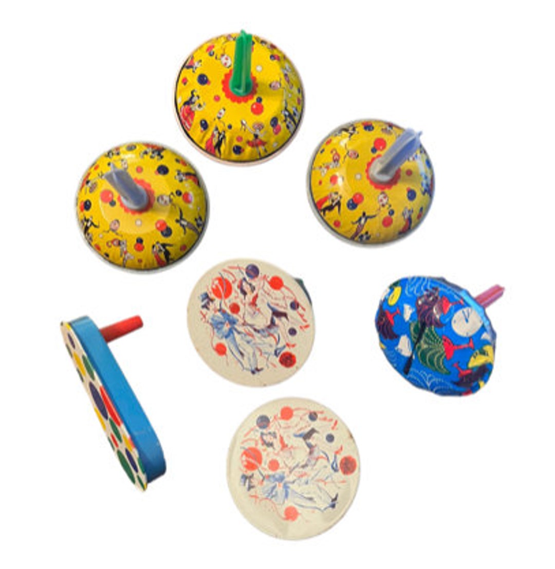 Vintage Tin Noise Makers, Set of Seven, Perfect for New Year's Eve or ...