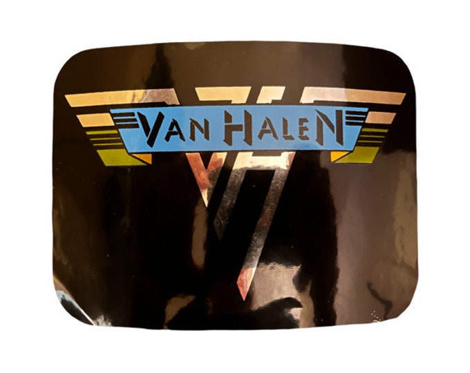 Vintage '80s Van Halen Sticker - Etsy