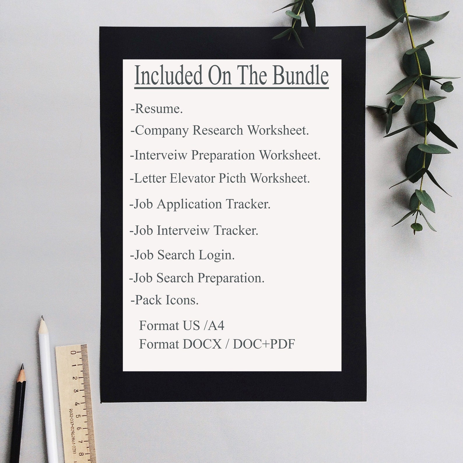 Carpenter Template in "word" and "pages" Format Fully Customizable With ...