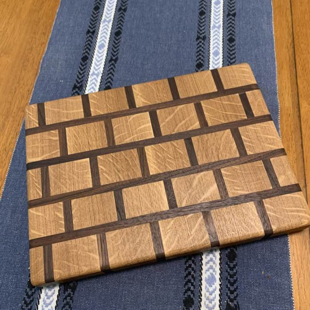 Brick Pattern Handmade Custom Cutting Board. - Etsy