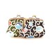 Arabesque Pattern and Mt. Fuji , Metal Frame Purse, Kiss Lock, Coin ...
