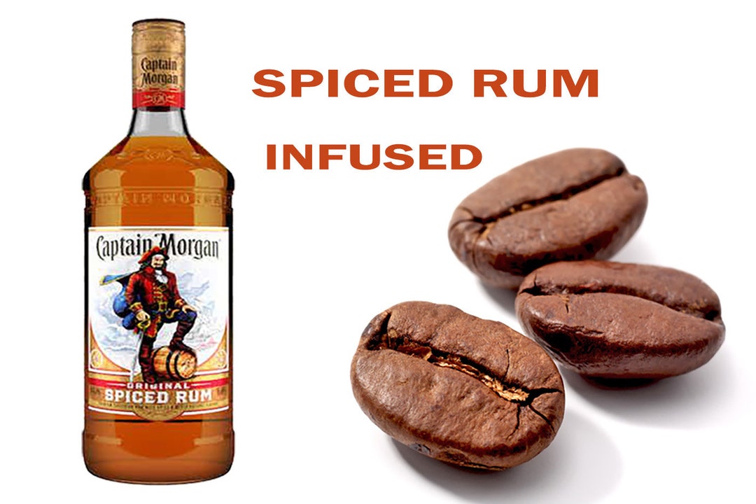 Spiced Rum Infused Coffee, Fresh Roasted Coffee With Rum - Etsy