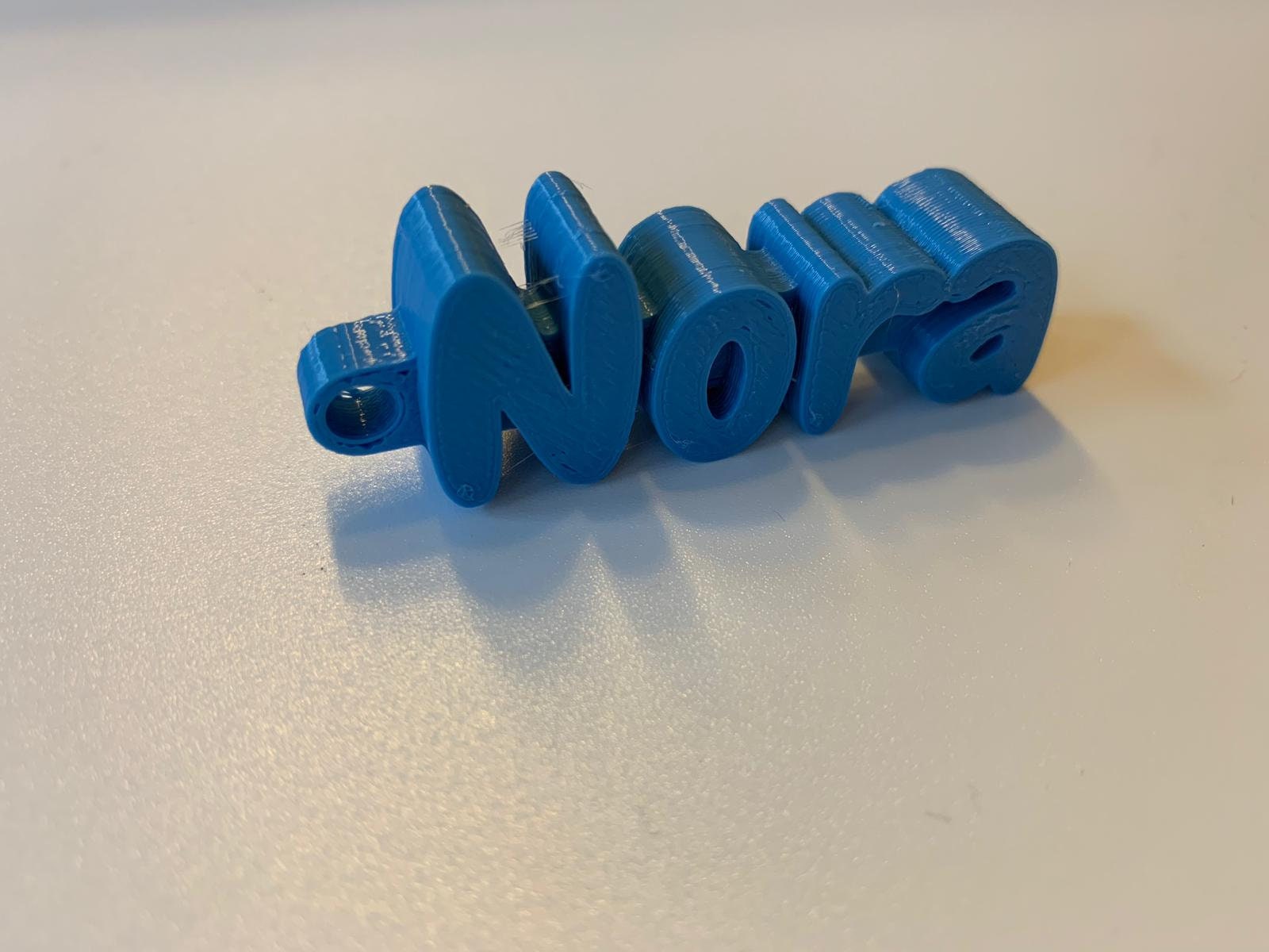 Personalized 3d Printed Key Chain blocky - Etsy