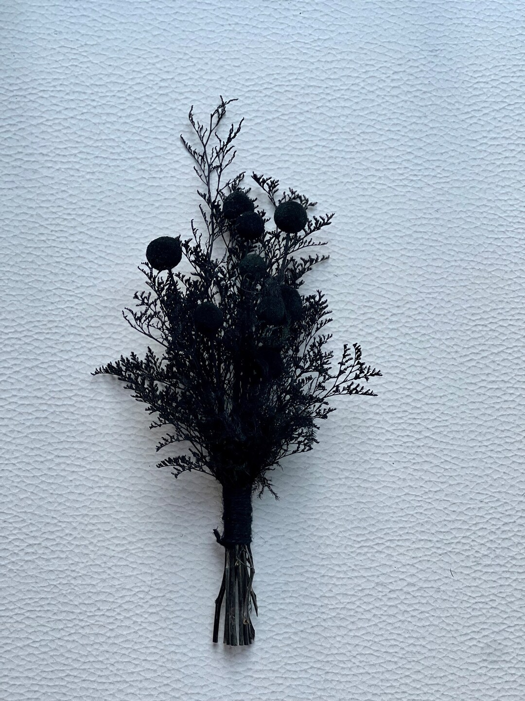 Black Flowers Bouquet-miniflowers Bouquet-dried Flowers Bouquet - Etsy
