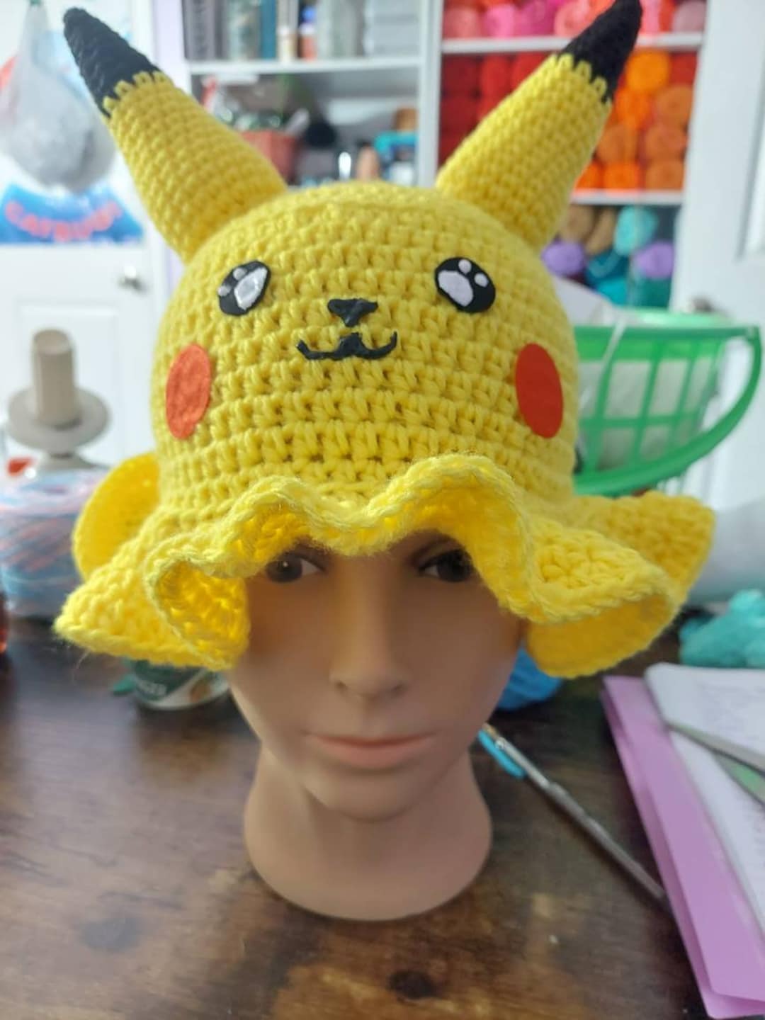 Pikachu Bucket Hat - Etsy