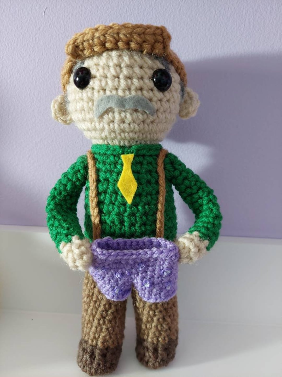 Mayor Lewis and His Lucky Purple Shorts - Etsy