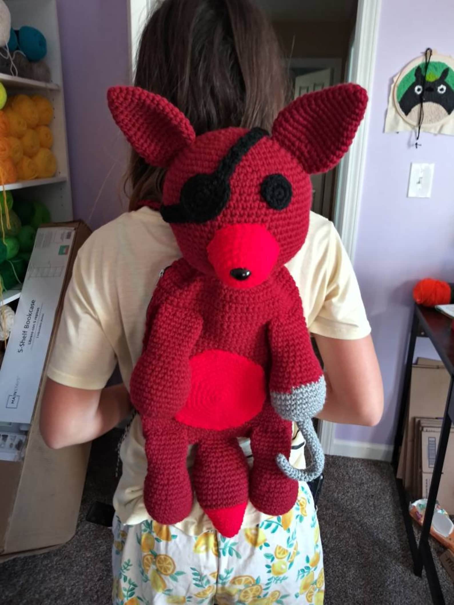Five Nights at Freddy's Foxy Character Backpack - Etsy