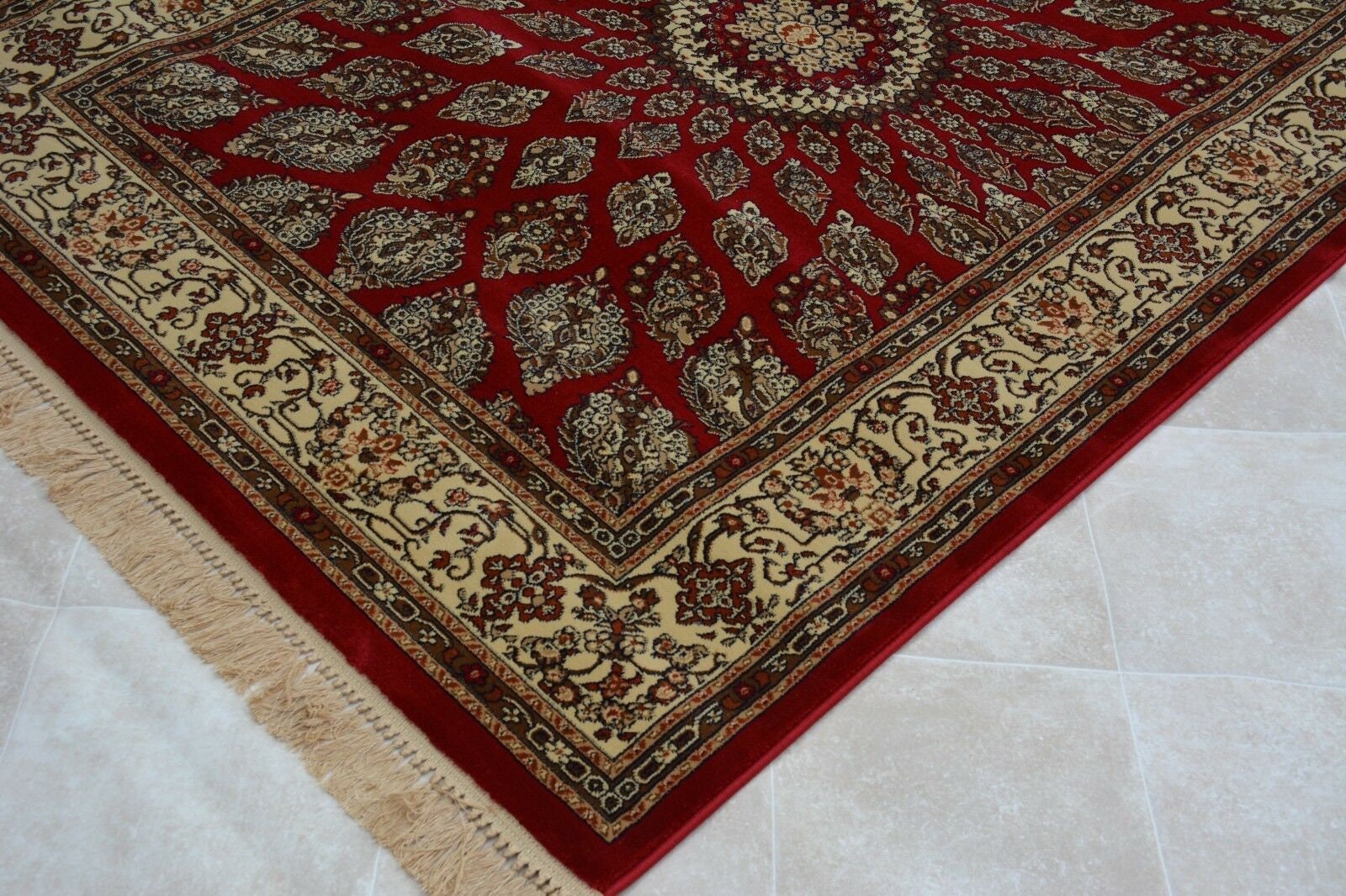 Traditional Maroon Red Thick Heavy Dense Luxury Vintage Turkish Rug ...
