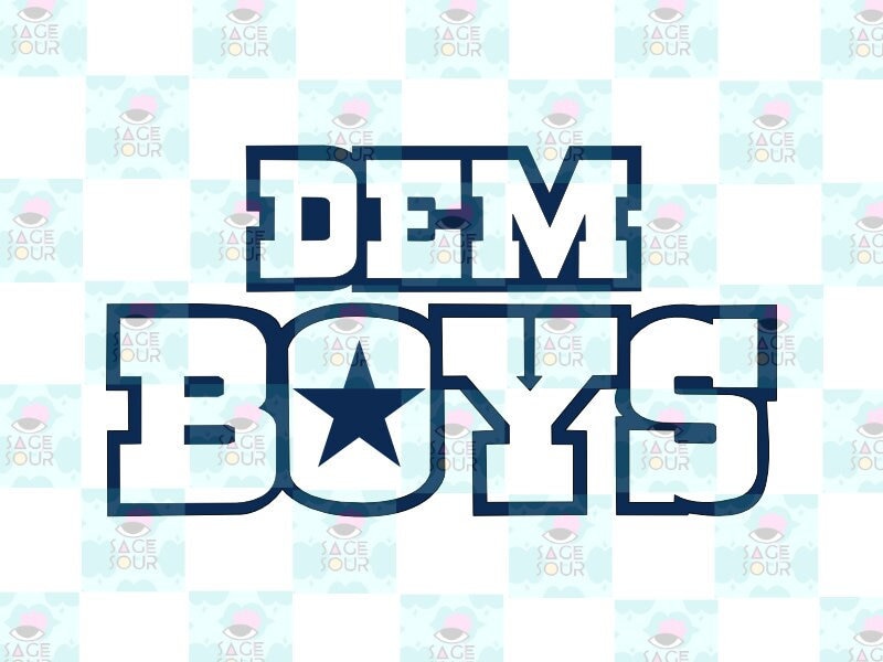 Dem Boys Cowboys - Etsy