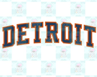 Detroit Logo Svg, Detroit, Michigan Skyline Cityscape Silhouette SVG ...