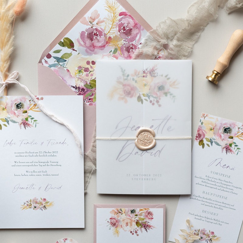 Boho Wedding Invitation - Etsy