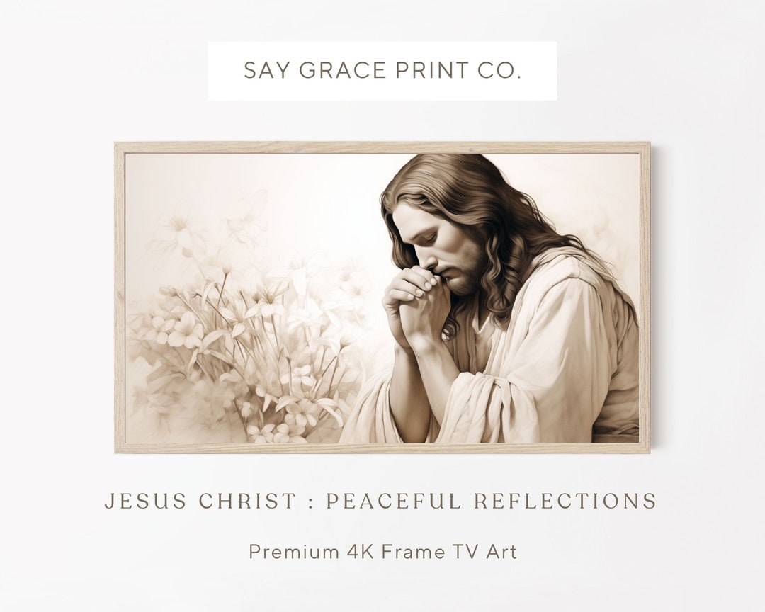 Samsung Frame Tv Art Jesus, Jesus Christ Art, Spring Frame Tv Wallpaper ...
