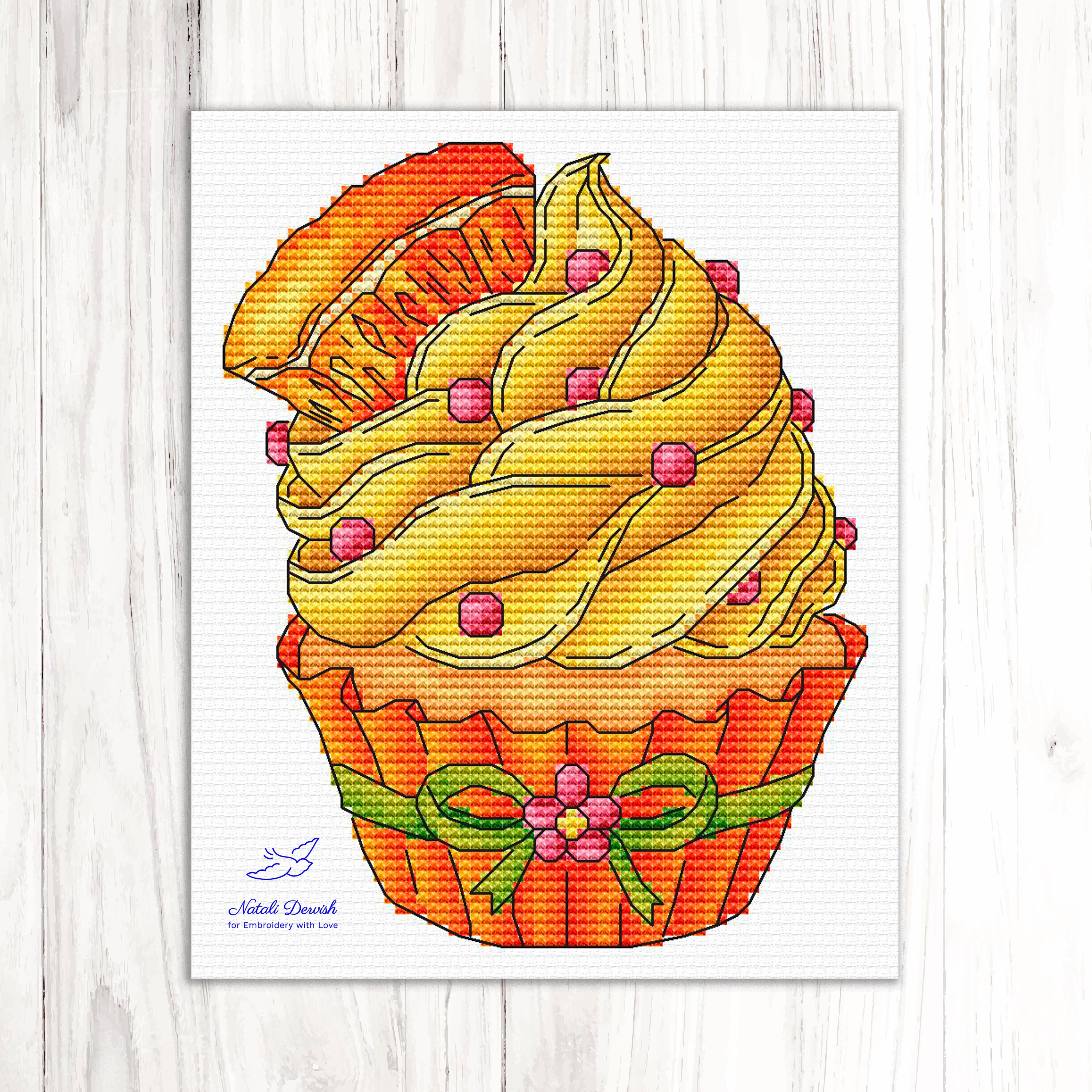Orange Cross Stitch Pattern Pdf Fruit Cross Stitch Orange - Etsy