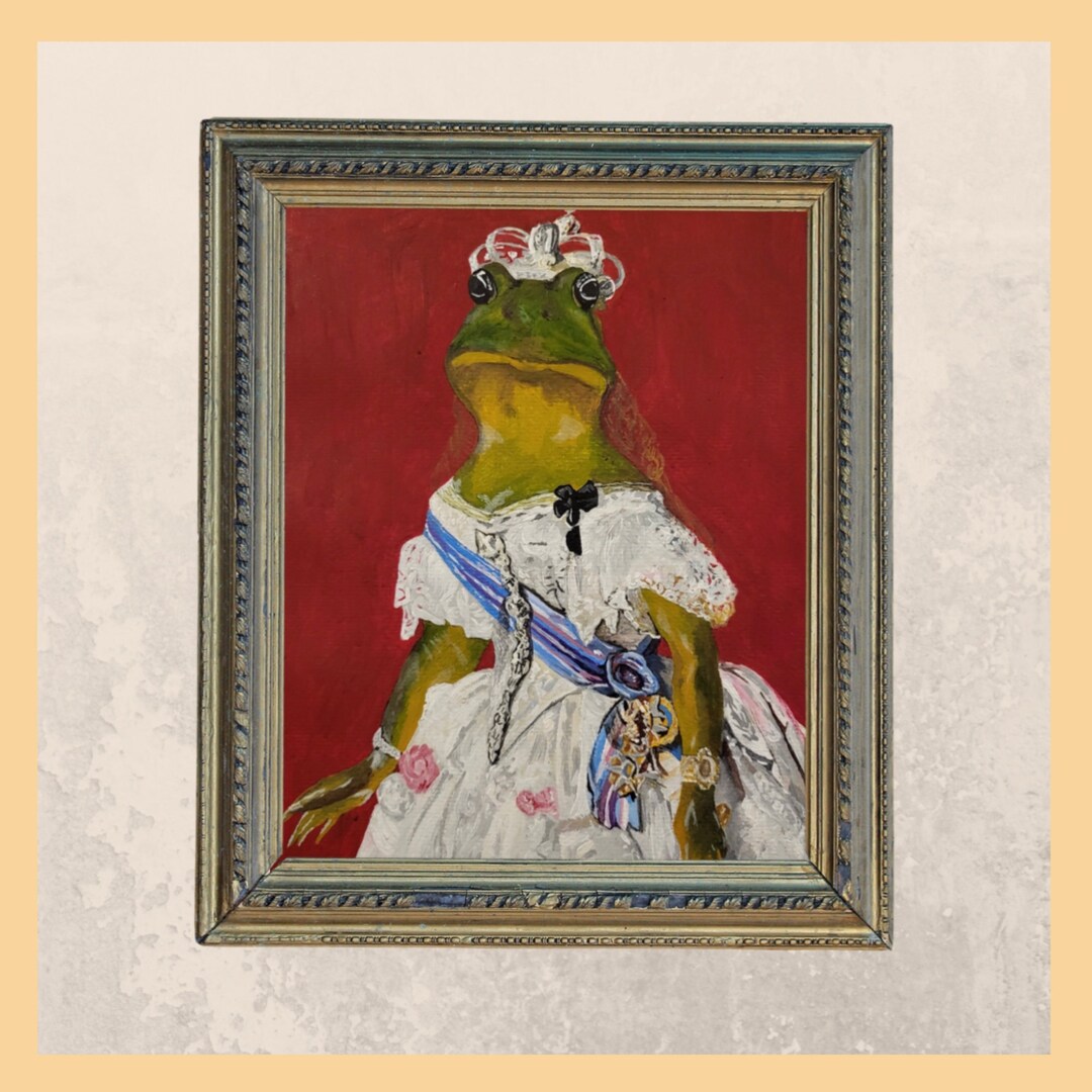 Queen Isabella II of Pondonia, Art Print, Art Gift, Painting ...