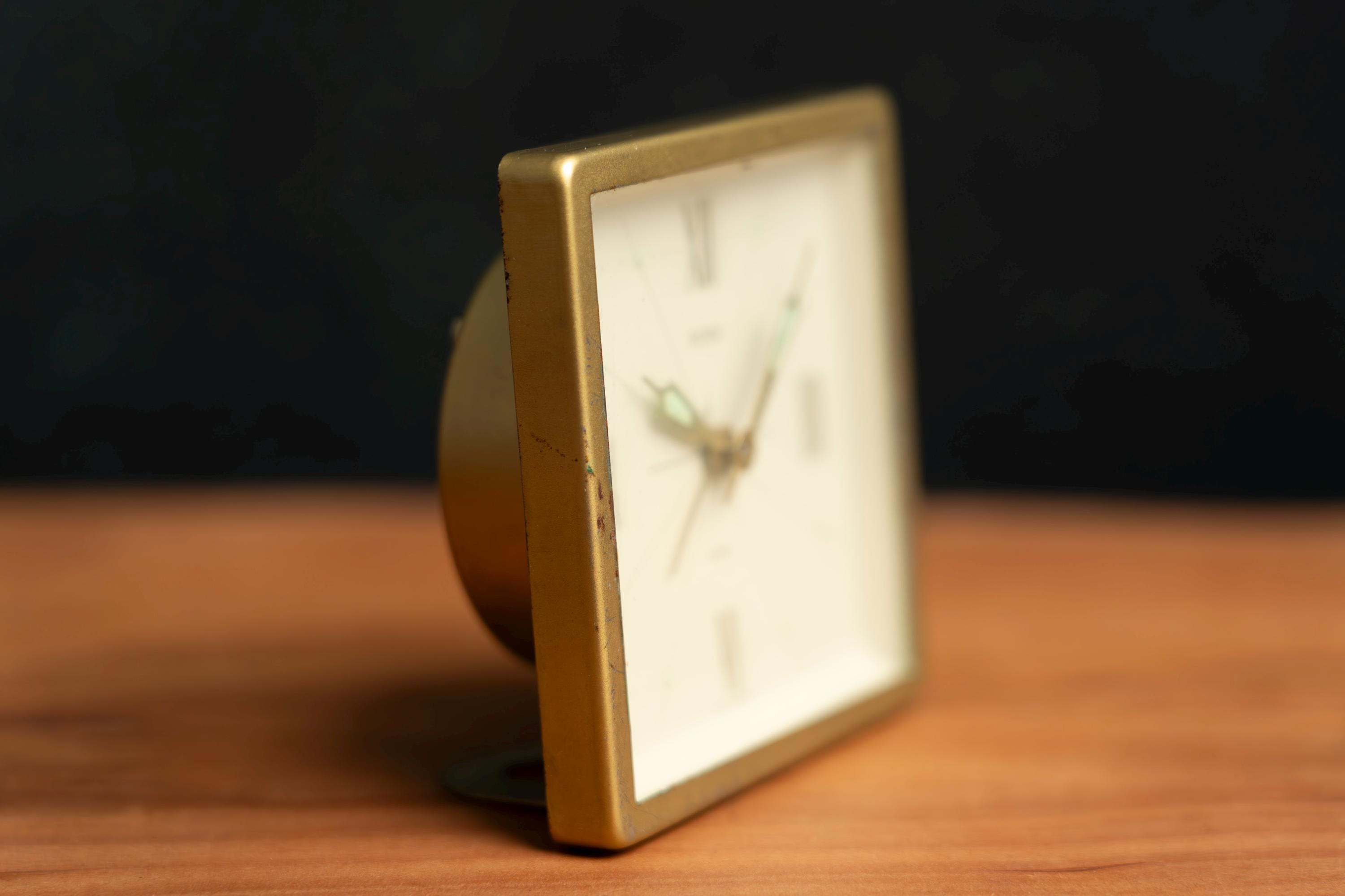 Vintage FLORN Clock / Mechanical Clock / Alarm / Office Decor / Wind-up ...