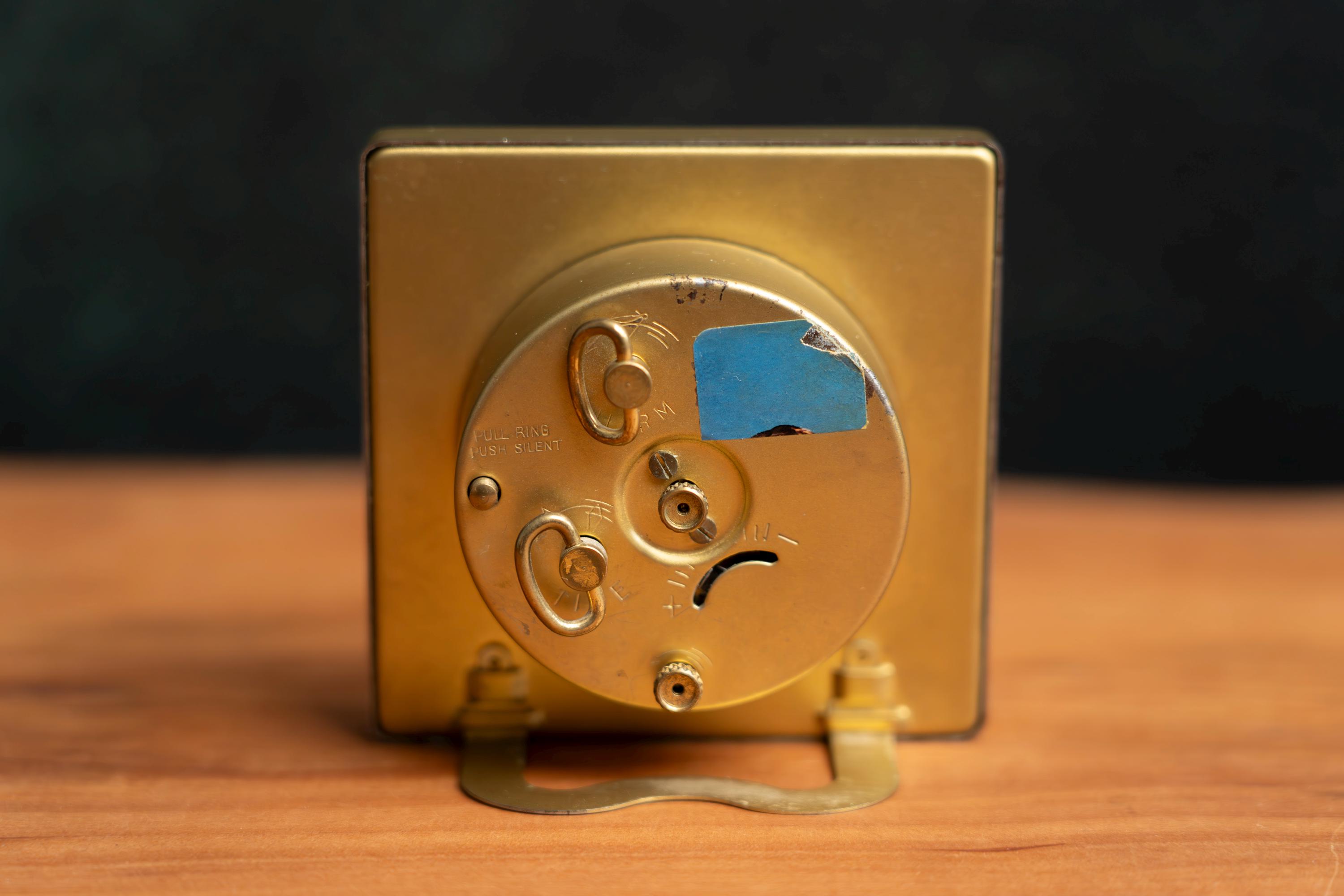 Vintage FLORN Clock / Mechanical Clock / Alarm / Office Decor / Wind-up ...