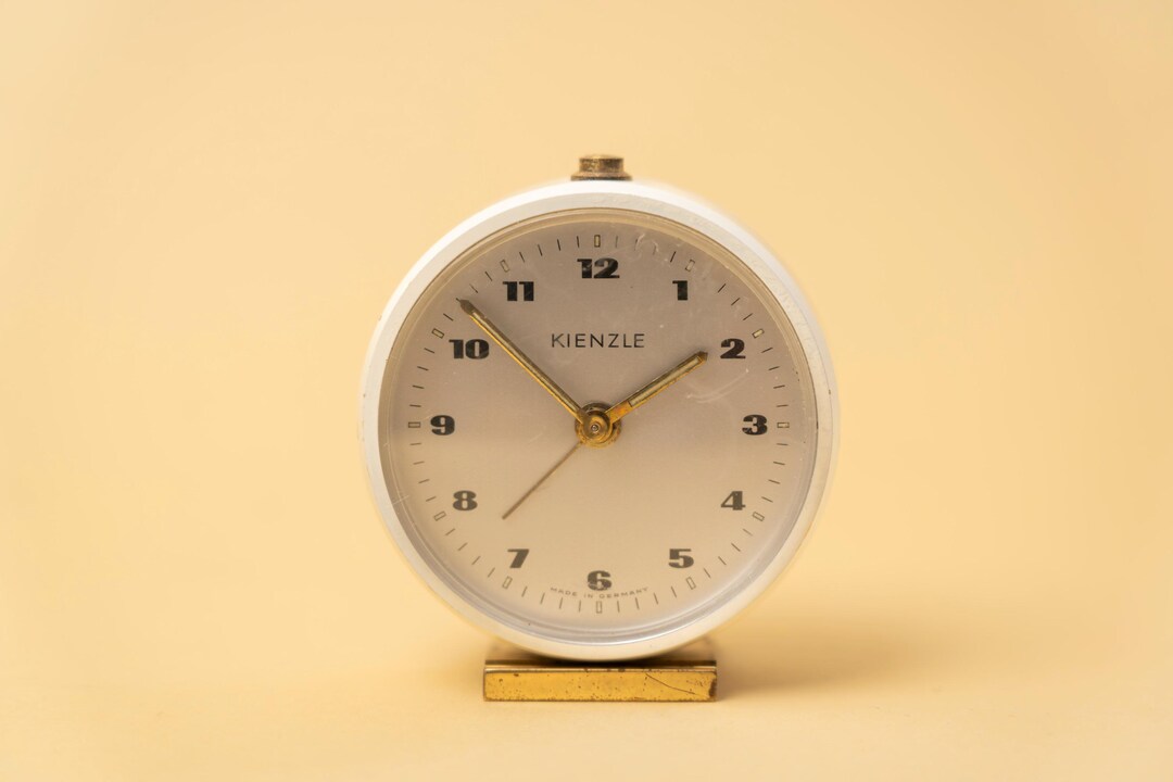 Vintage KIENZLE Desk Clock / Mechanical Clock / Alarm / Table Clock ...
