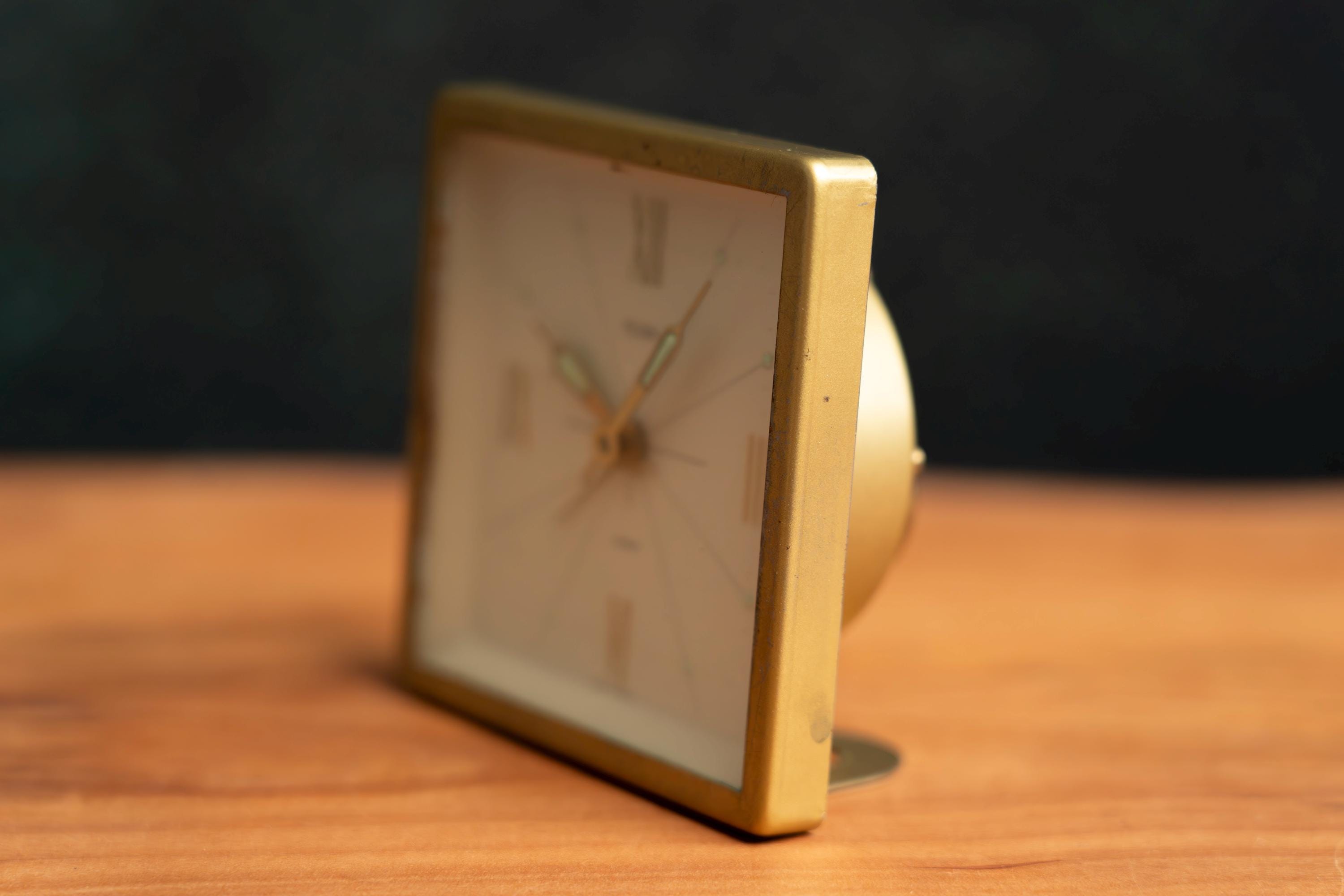 Vintage FLORN Clock / Mechanical Clock / Alarm / Office Decor / Wind-up ...