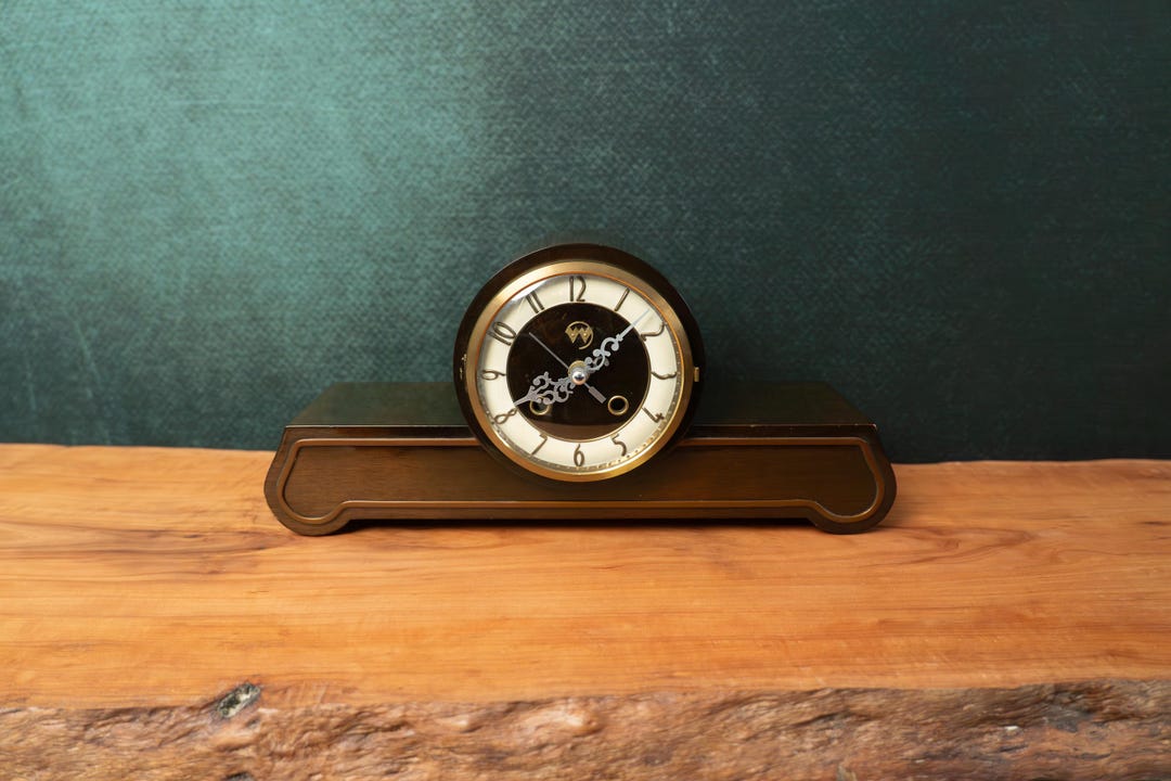 Mid Century Weimar Mantel Clock / Quartz Movement / Table Clock ...