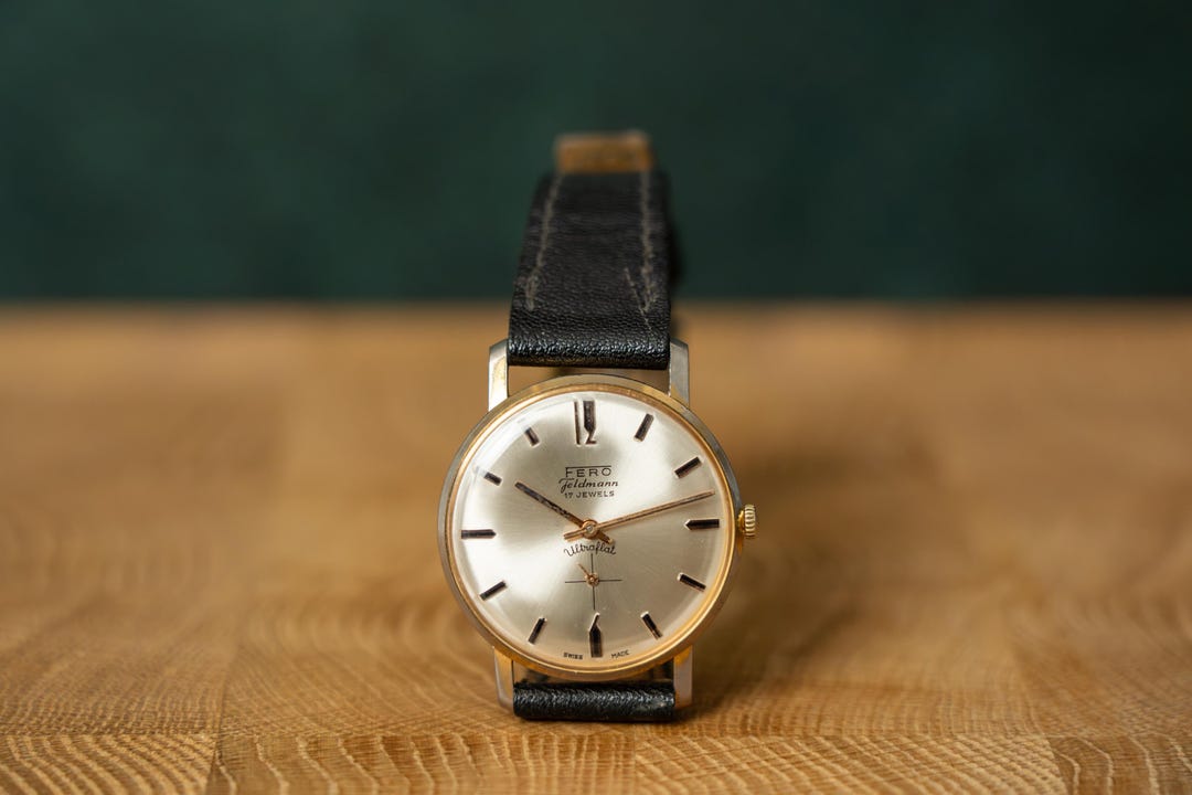 Vintage Fero Feldmann 17 Jewels Ultra Flat Watch / Swiss Made ...