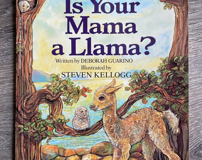 Is Your Mama a Llama? Softcover 1989 - Etsy