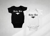 Auntie's Little Bat Spooky Goth Baby Alternative Baby Shower Gift Cool ...