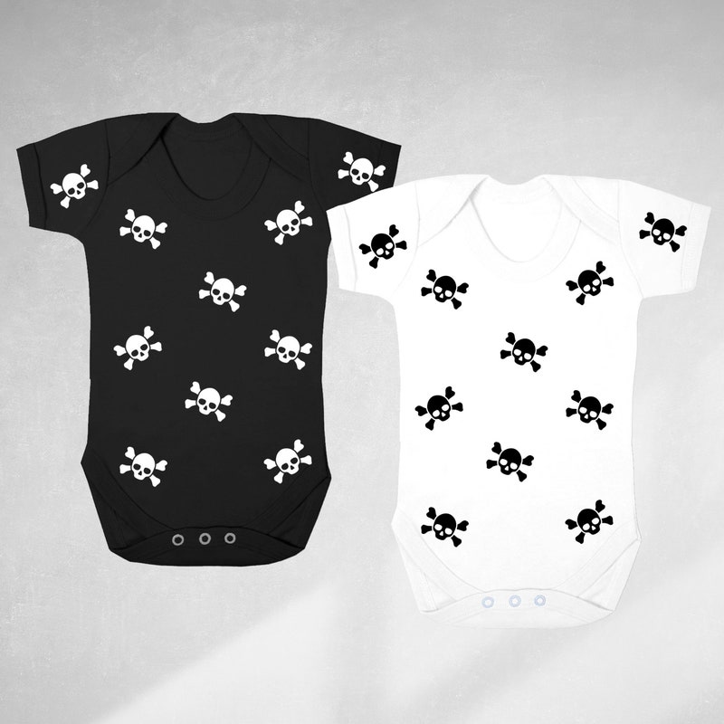 Skull Onesies - Etsy
