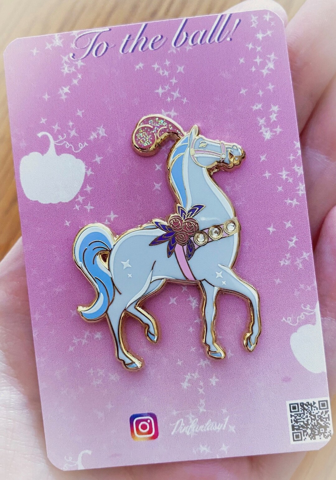 Cinderella Horse Pin - Disney Cinderella Pins - Etsy