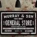 Dry Goods Sign | Personalized General Store Sign | Custom Farmhouse ...