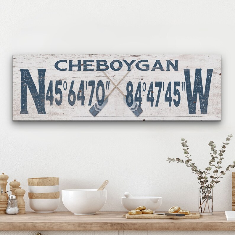 Longitude Latitude Sign Personalized Coordinates Sign Family - Etsy