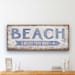 Personalized Beach House Signs, Beach Coastal Decor, Large & Small ...