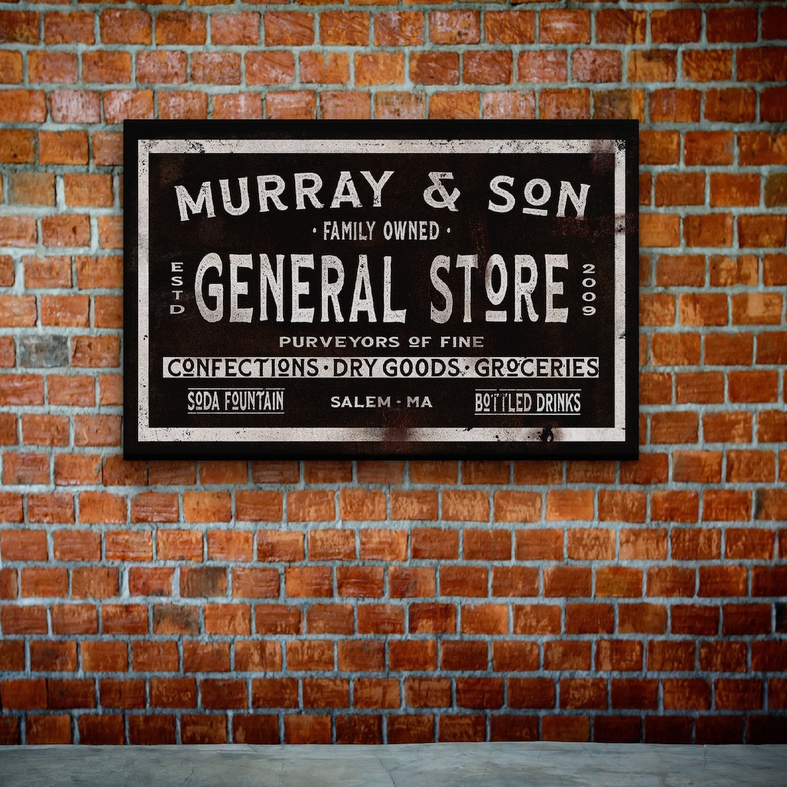 Dry Goods Sign Personalized General Store Sign Custom - Etsy