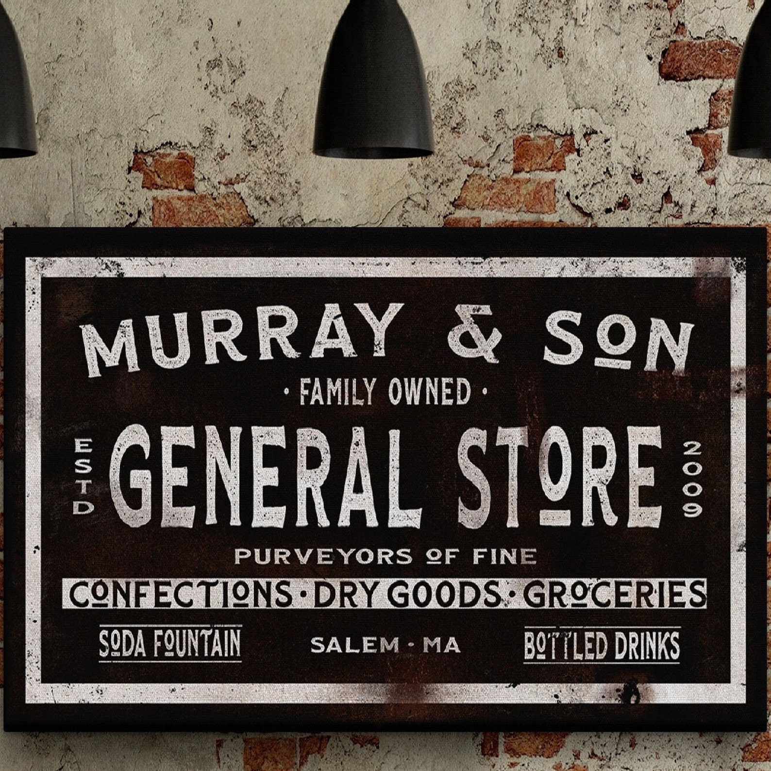 Dry Goods Sign | Personalized General Store Sign | Custom Farmhouse ...