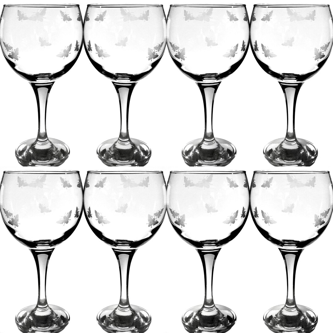 Bee Gin Glass//"little Bees"//gin Glasses//bee Glass//bee Gift//gin ...