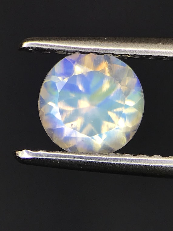 6mm Amazing Fire Rainbow Moon Stone Andesine Family Excellent | Etsy