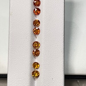 4mm Rounds Normal Cut Orange Sapphire Variant Shade 2 Stones Lot - Etsy
