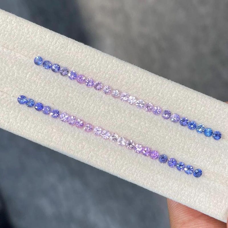 Loose Blue Diamonds 2.3mm - Etsy