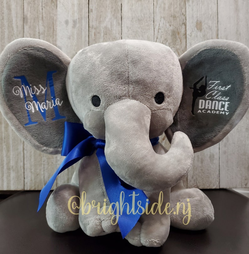 Personalized Team Spirit Elephant - Big Little Gift - Dance Cheer ...