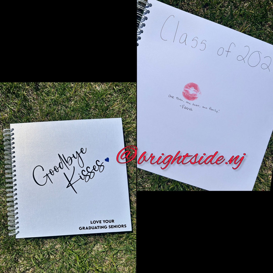 Goodbye Kisses Scrapbook Graduating Senior Tradition - Dance - Cheer ...