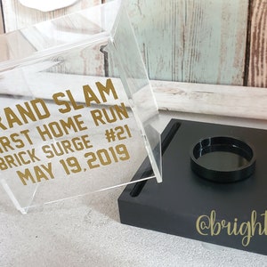 Baseball Display Case - Softball - Personalized - Game Ball Home Run ...