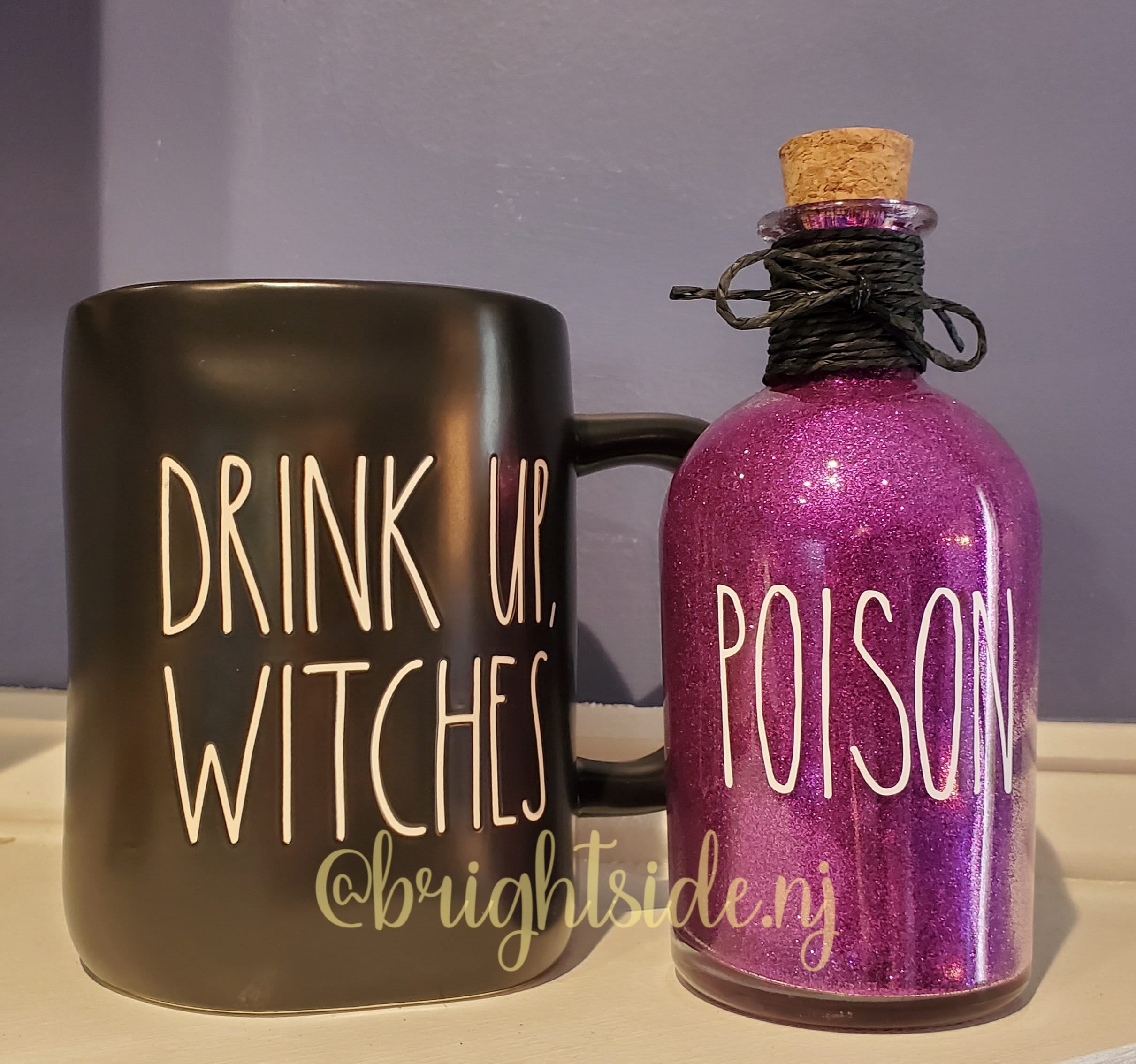 One Custom Potion Bottle - TALL Hot Halloween Decoration - Novelty ...