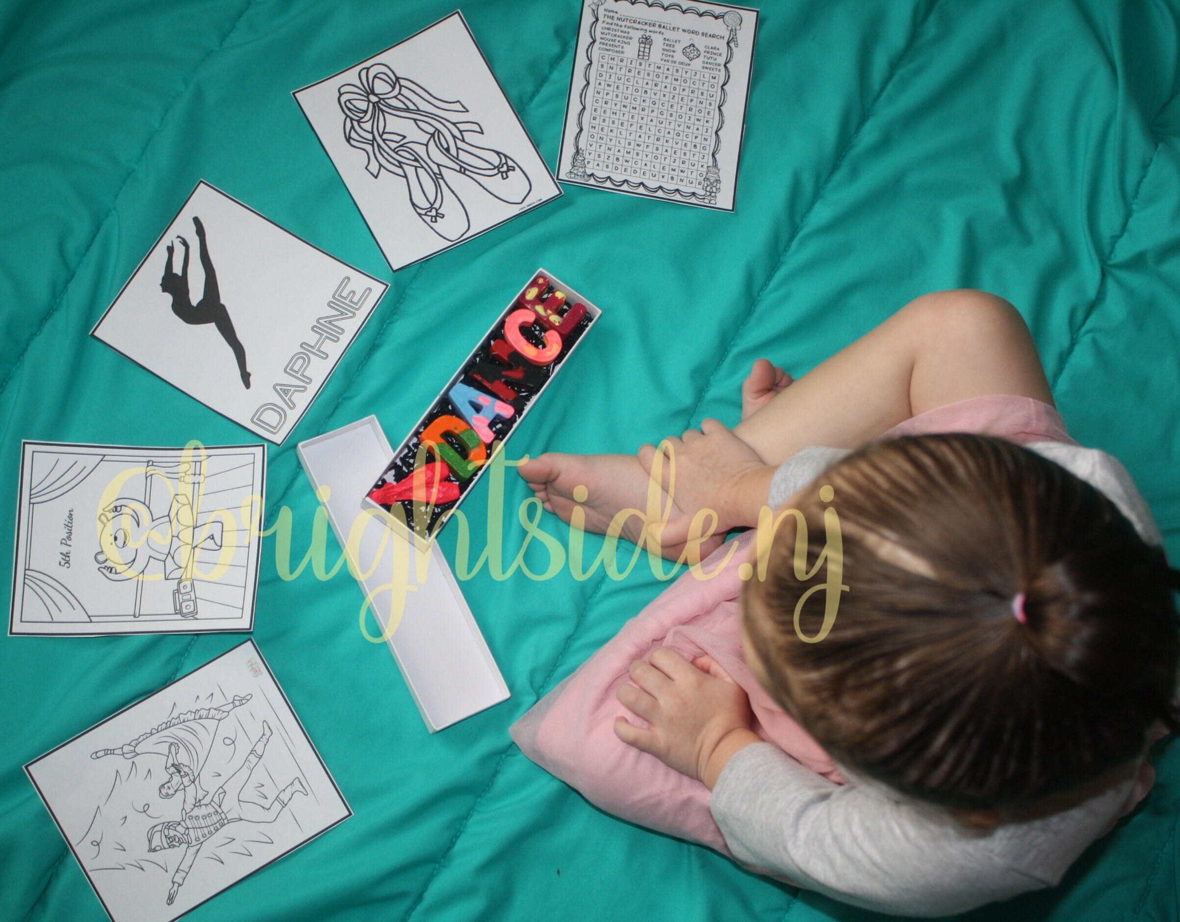 Dance Crayons for Your Tiny Dancer - Little Sis Gift - Personalized ...